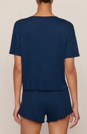 Eberjey Pointelle Rib Pajama Top