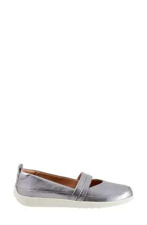 Softwalk Devon Mary Jane Flat - Pewter