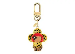LOUIS VUITTON X Yayoi Kusama Vivienne Key Ring - Yellow/black