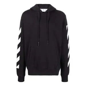 Men's Black Slim Sweatshirts Hoodies
