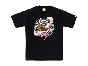 A BATHING APE Year Of The Snake Tee Shirt - Black