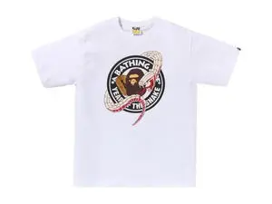 A BATHING APE Year Of The Snake Tee Shirt - White