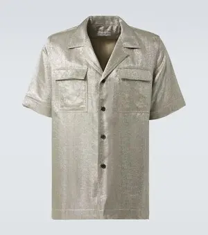 Dries Van Noten Pleated Shirt - Silver