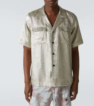 Dries Van Noten Pleated Shirt - Silver