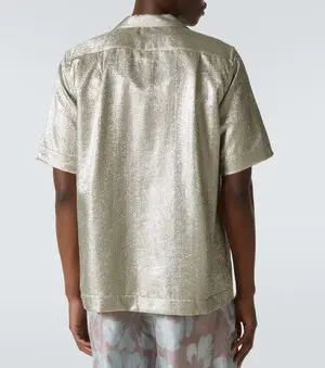 Dries Van Noten Pleated Shirt - Silver