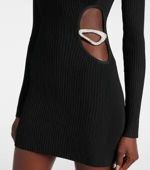 David Koma Embellished Cutout Minidress