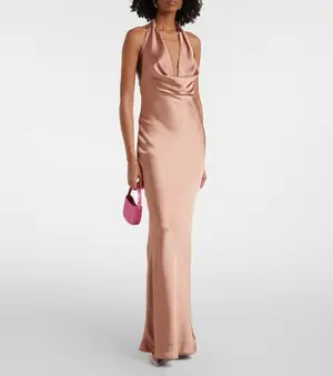 Norma Kamali Draped Gown