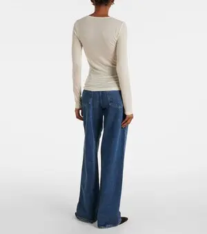 AGOLDE Faustine Henley Shirt