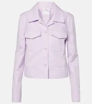 COURREGES Logo Jacket - Pink