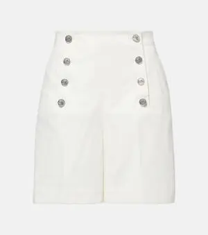 Etro Cotton-blend Shorts - White