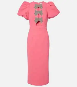 Rebecca Vallance Posey Embellished Midi Dress