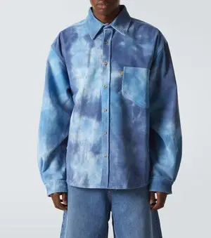 ERL Cotton Corduroy Shirt - Blue