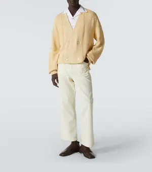 BODE Cotton Double-breasted Cardigan