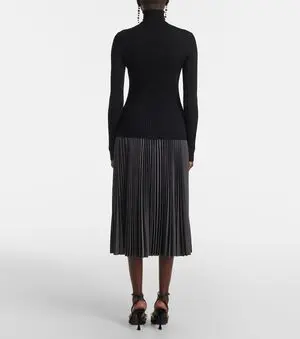 Dolce & Gabbana Wool-blend Turtleneck Sweater - Black
