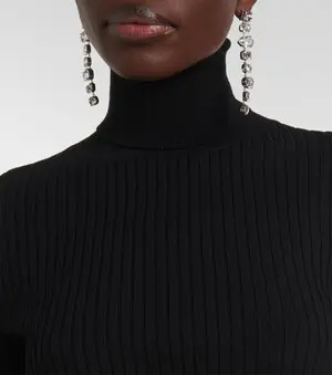 Dolce & Gabbana Wool-blend Turtleneck Sweater - Black