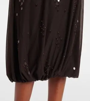 XU ZHI Embellished Midi Skirt
