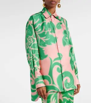 Etro Printed Silk Blouse