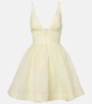 Zimmermann Illuminate Pleated Mini Dress