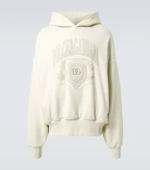 Dolce & Gabbana Embroidered Cotton Hoodie