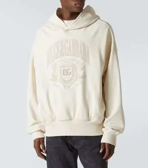 Dolce & Gabbana Embroidered Cotton Hoodie