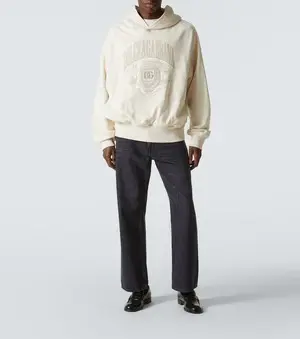 Dolce & Gabbana Embroidered Cotton Hoodie