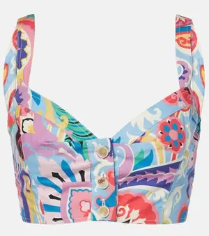 Etro Cropped Camis Tanks For Women