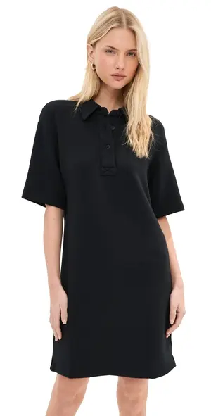 LE BOP Solene Polo Dress - Black
