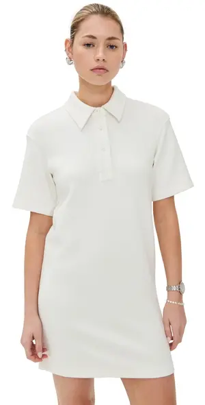 LE BOP Solene Polo Dress - Ivory