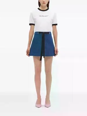 MSGM Tweed Mini Skirt