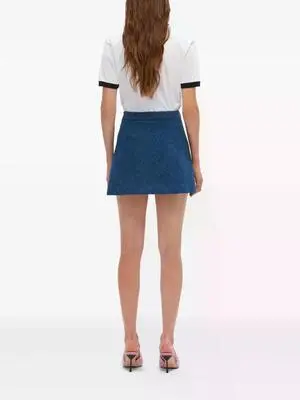 MSGM Tweed Mini Skirt