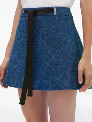 MSGM Tweed Mini Skirt