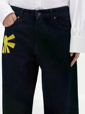 MSGM Embroidered Jeans