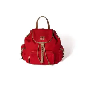 Women's Red Leather Backpacks