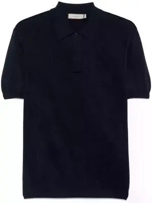 Canali Knitted Polo Shirt
