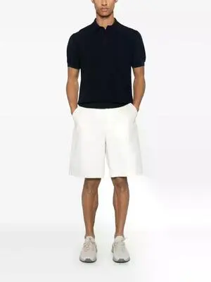 Canali Knitted Polo Shirt