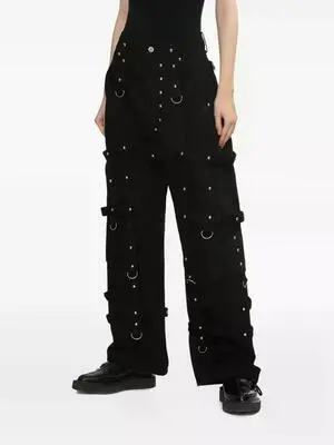 We11Done Studded Cargo Trousers