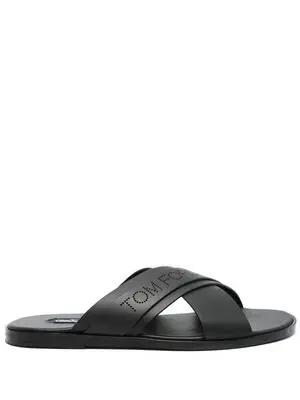 Tom Ford Perforated Slides Slipper