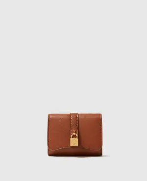Stella McCartney Falabella Tri-fold Wallet - Brandy