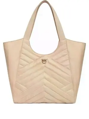 Pinko Puzzle-quilted Tote Bag