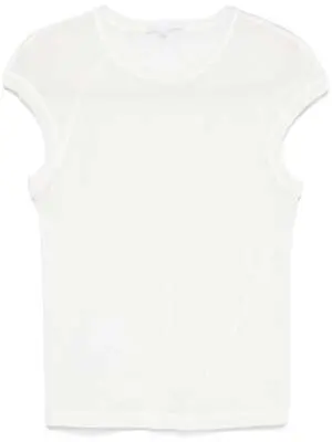 Helmut Lang Twisted Crop Top - White