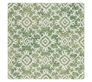VALERIE PARR HILL Blossom 104 Hand Tufted Wool 6' X 6' Square Rug Valerie - One-color