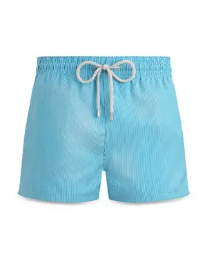 Vilebrequin Milton Printed Swim Trunks - Medium Blue