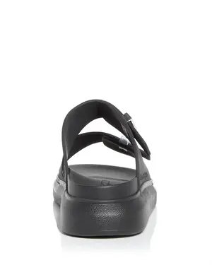 Alexander McQueen Rubber Slide Sandals - Black Multi