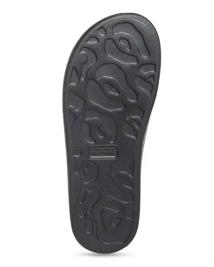 Alexander McQueen Rubber Slide Sandals - Black Multi