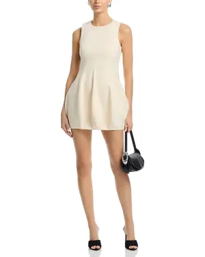Bcbgmaxazria Bubble Mini Dress - Gardenia