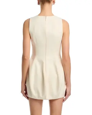 Bcbgmaxazria Bubble Mini Dress - Gardenia