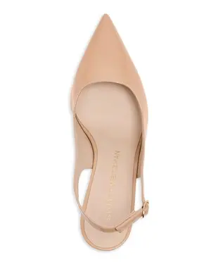STUART WEITZMAN Power Slingback Pumps - Adobe Patent
