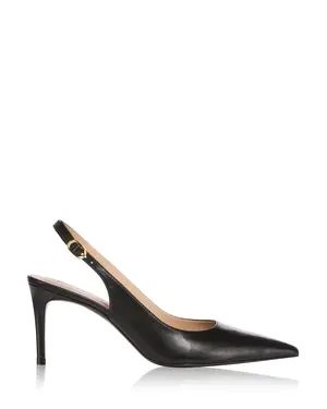 STUART WEITZMAN Power Slingback Pumps - Black