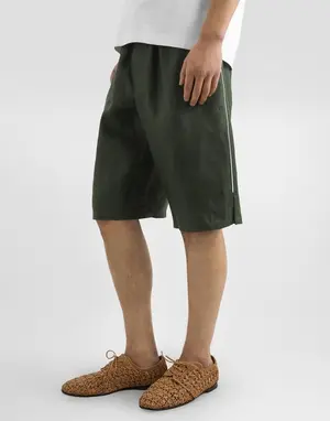 Dolce & Gabbana Linen Shorts - Green