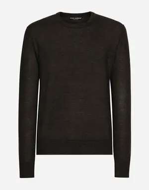 Dolce & Gabbana Cashmere Crewneck Sweater - Grey